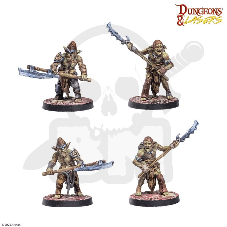 Battle-Models > Dungeons & Lasers - Goblin Warband - Banda Goblinów